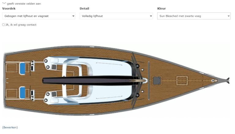 Kunststof teakdek leggen? Jachtwerk uit Friesland